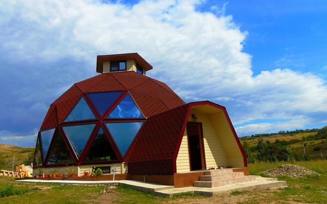 Așa arată casa rotundă, rezistentă la cutremure și gata în 30 de zile ...