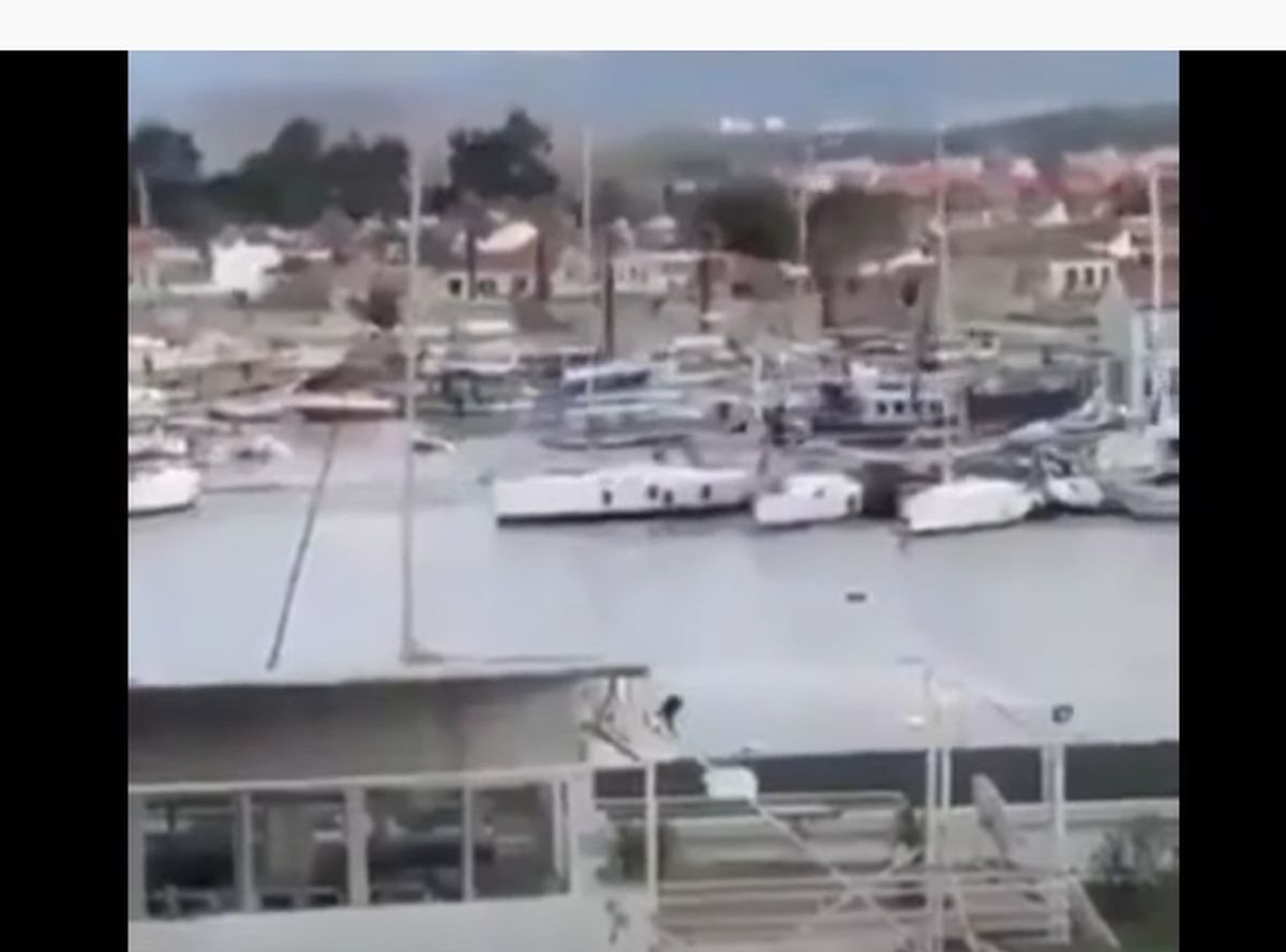 VIDEO: Imagini cu un mini-tsunami care a lovit insula Samos din Grecia ...