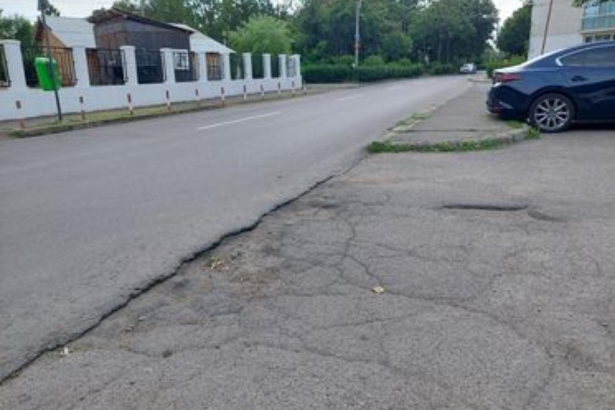 Imagini cu gropile de pe strada Cameliei: “Gropile respective ...