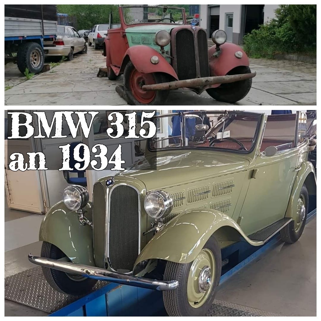 Readucerea la viață a unui BMW 315 din 1934. Românul care a reușit ...