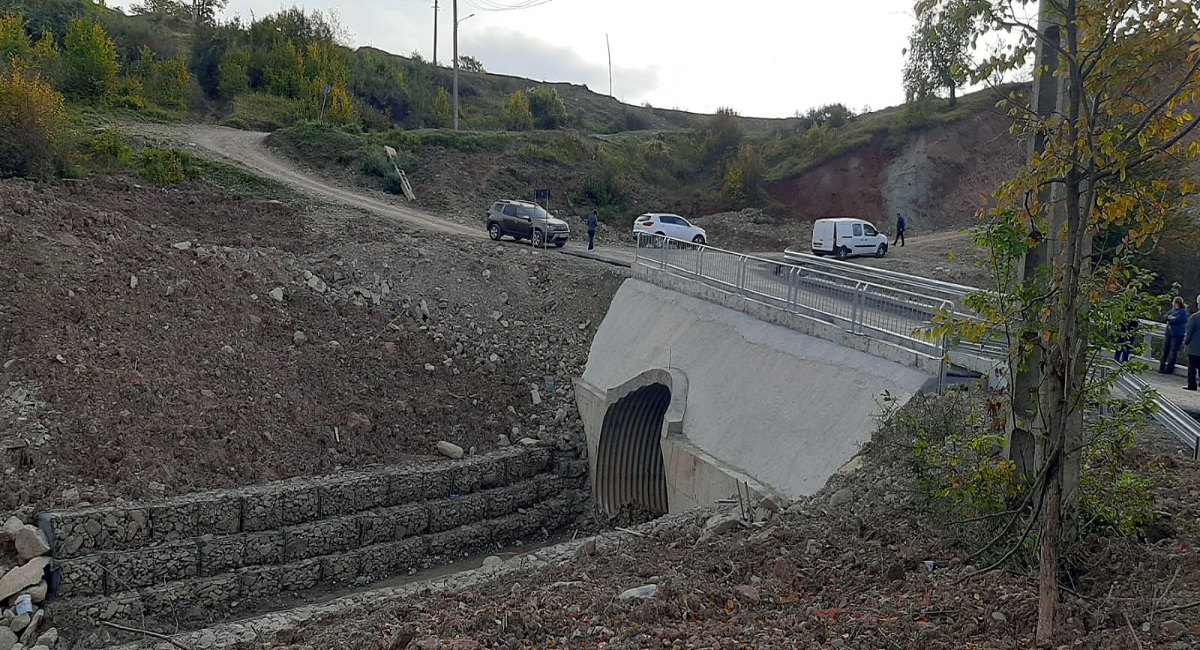 Imagini cu noul pod din zona Valea Scândurii de la Bertea - FOTO ...