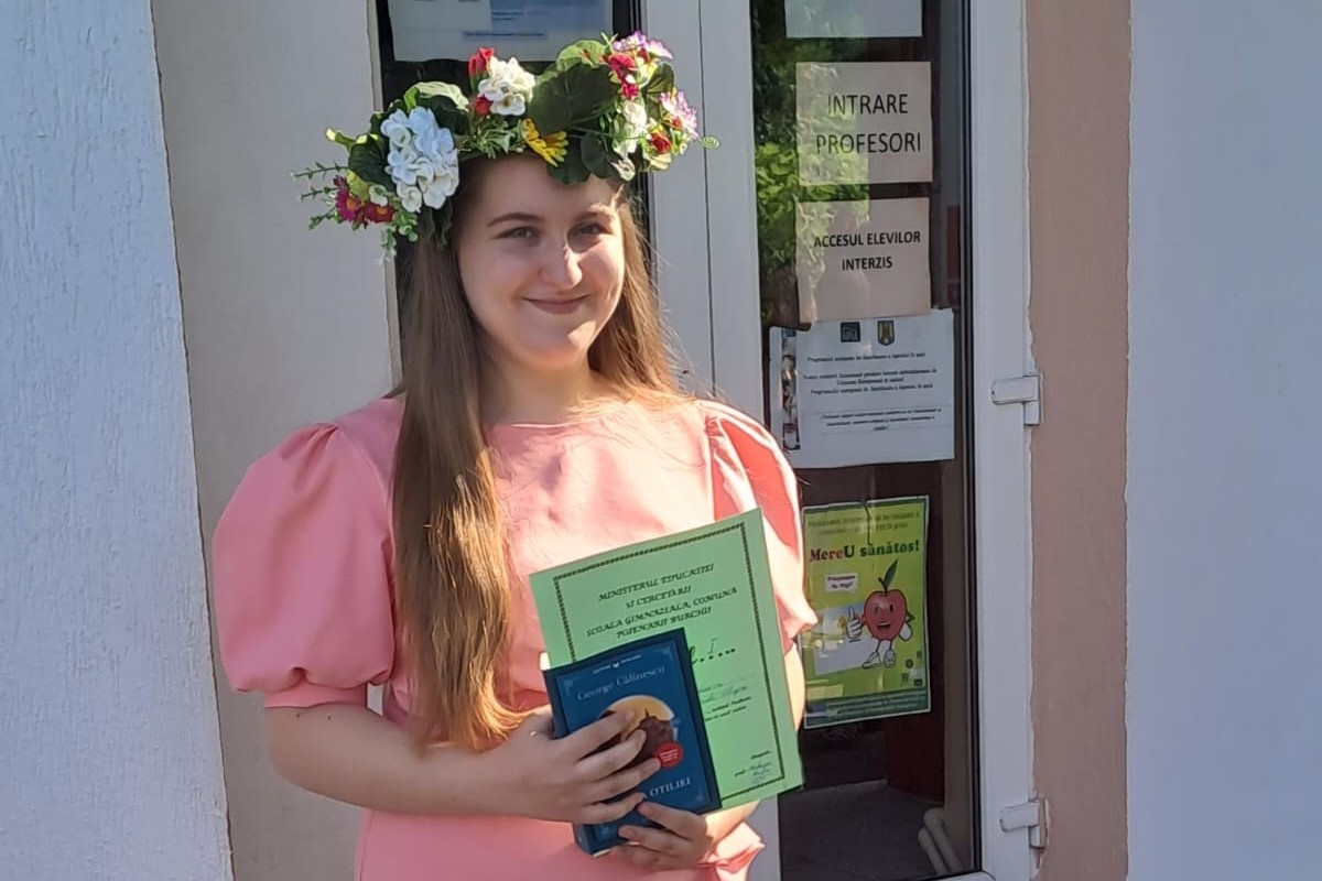 Fata din Ologeni cu 9,85 la Evaluarea Națională: „Și la țară se învață ...