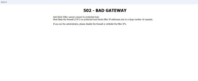 Nu se pot face plângeri online la ANPC. Site-ul a picat - Observatorul ...
