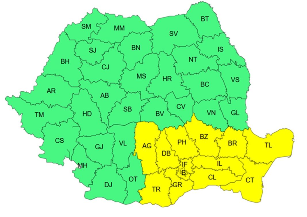 Ploi torențiale în Prahova. ANM a emis cod galben - Observatorul Prahovean